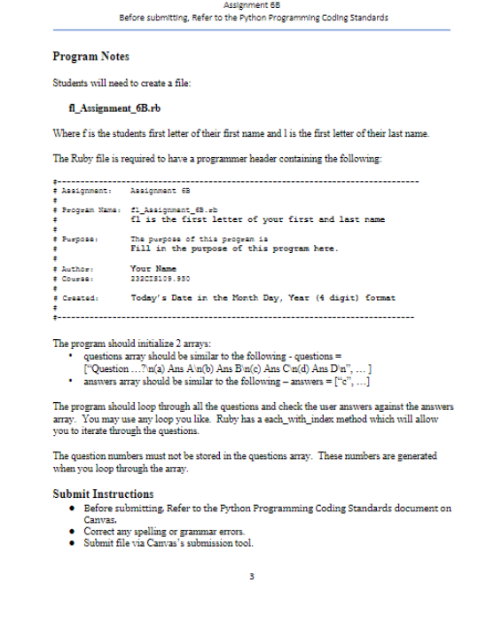 Solved Looking for help coding this assignment in RUBY. Need | Chegg.com