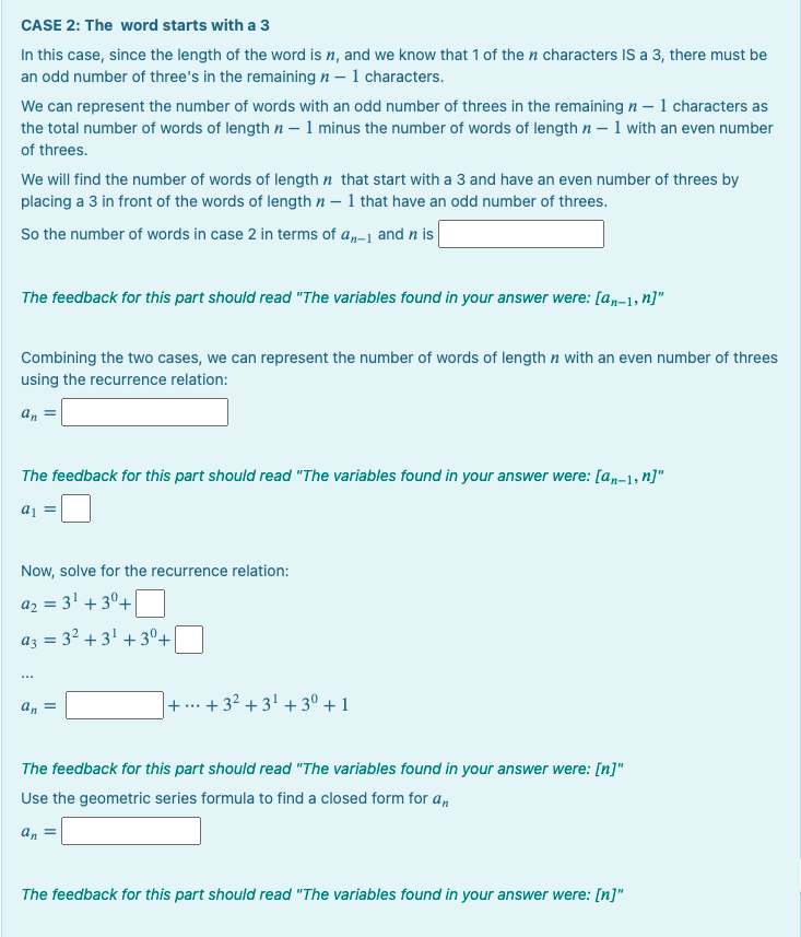 Solved The Even Three's - Part 2 - Finding and Solving an | Chegg.com