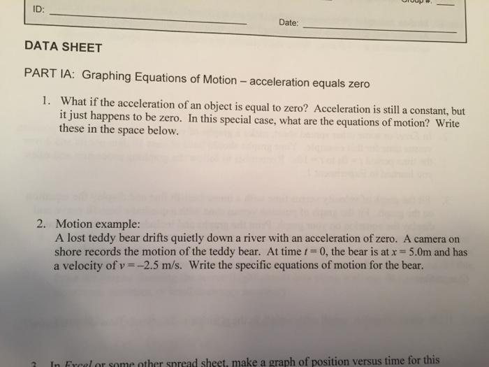 Solved What if the acceleration of an object is equal to | Chegg.com
