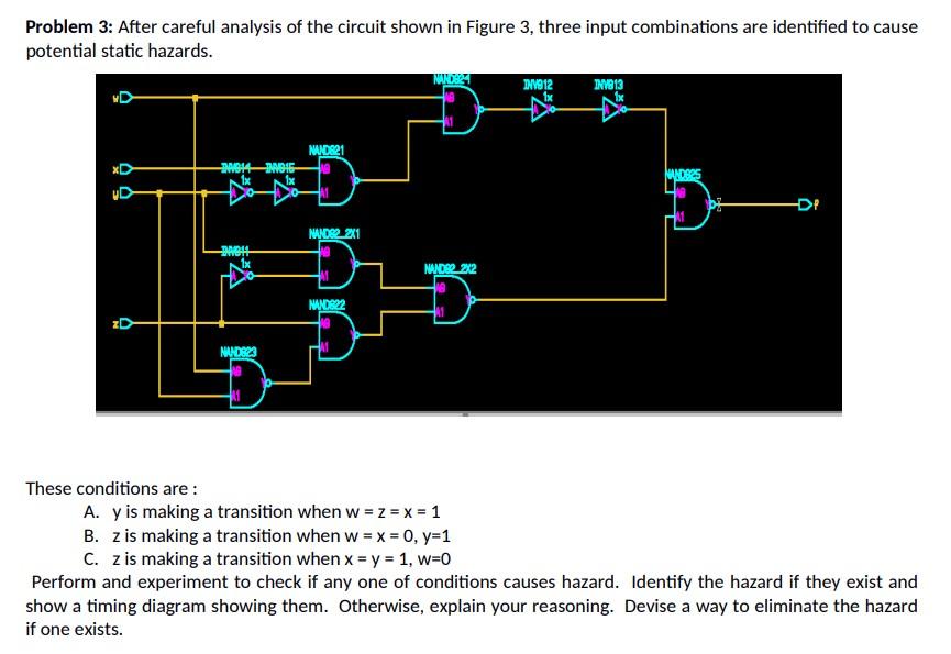 Problem 3: After careful analysis of the circuit | Chegg.com