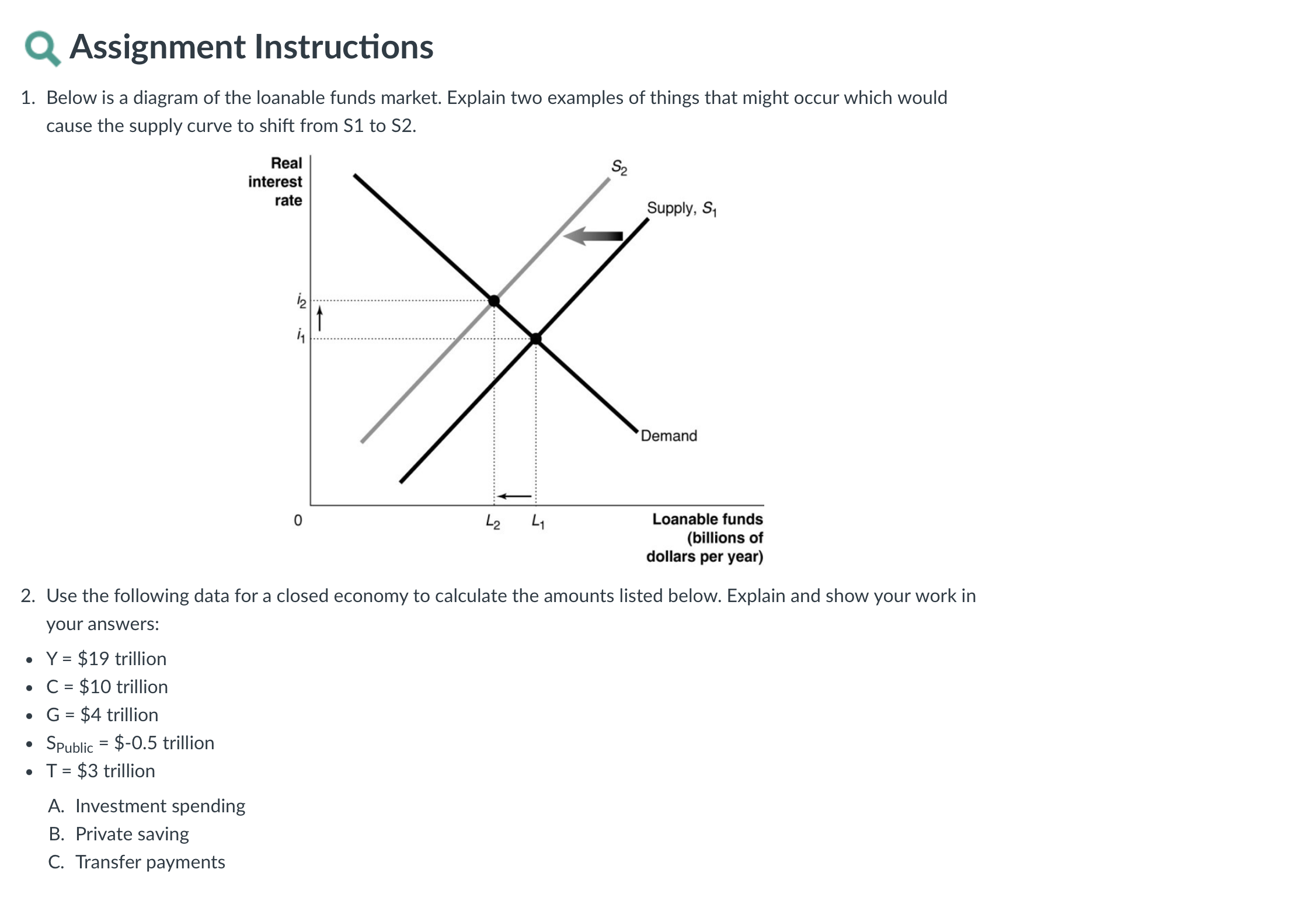 Solved Assignment Instructions 1. Below is a diagram of the | Chegg.com