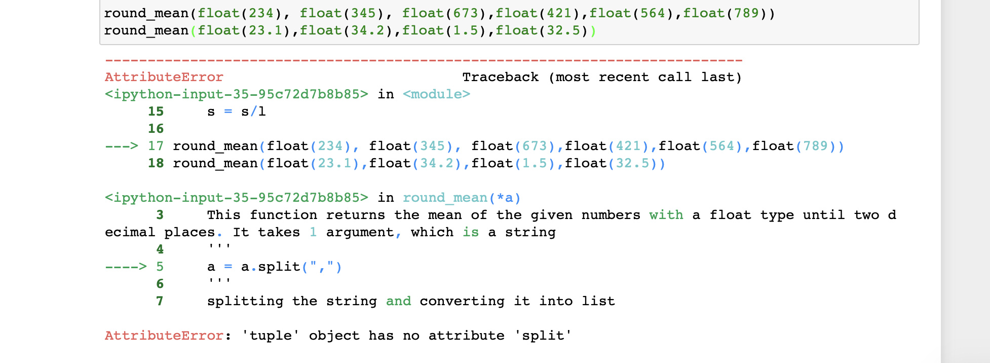 Solved Problem 5 Define function called round_mean that | Chegg.com