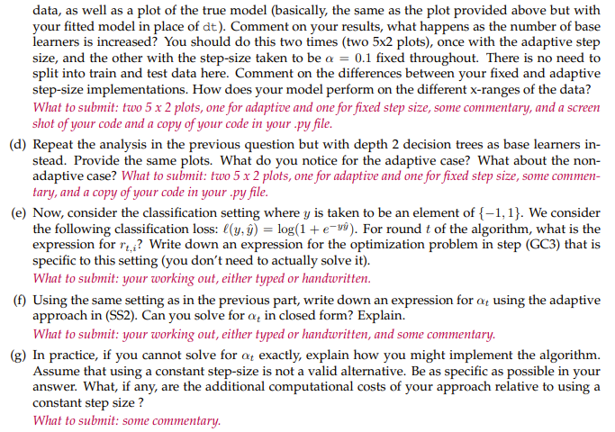 Solved Question 2. Gradient Descent for Learning | Chegg.com