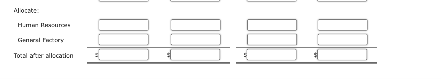 Solved Reciprocal Method of Support Department Cost | Chegg.com