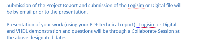 Solved Submission of the Project Report and submission of | Chegg.com