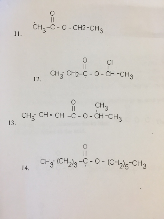 Solved CH3-C O CH2-CH CI CH3 CH2-C O CH -CH CH CH CH CH -C-O | Chegg.com