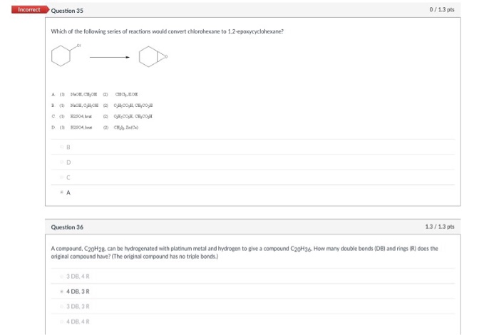 Question 35 0/1.3 pts Which of the following series | Chegg.com