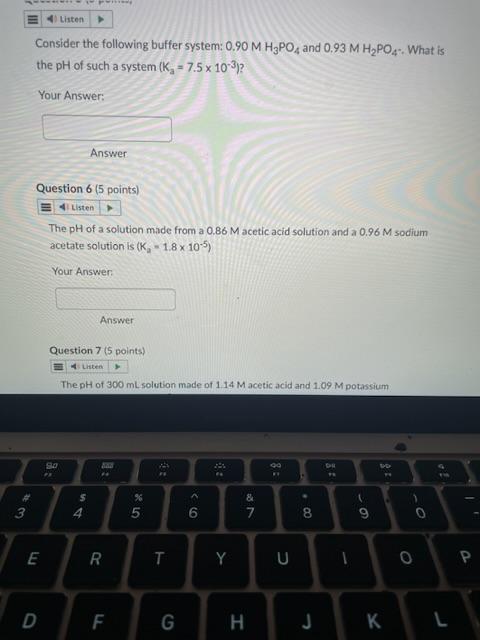 Solved The pH of 300 mL solution made of 1.09M acetic acid | Chegg.com