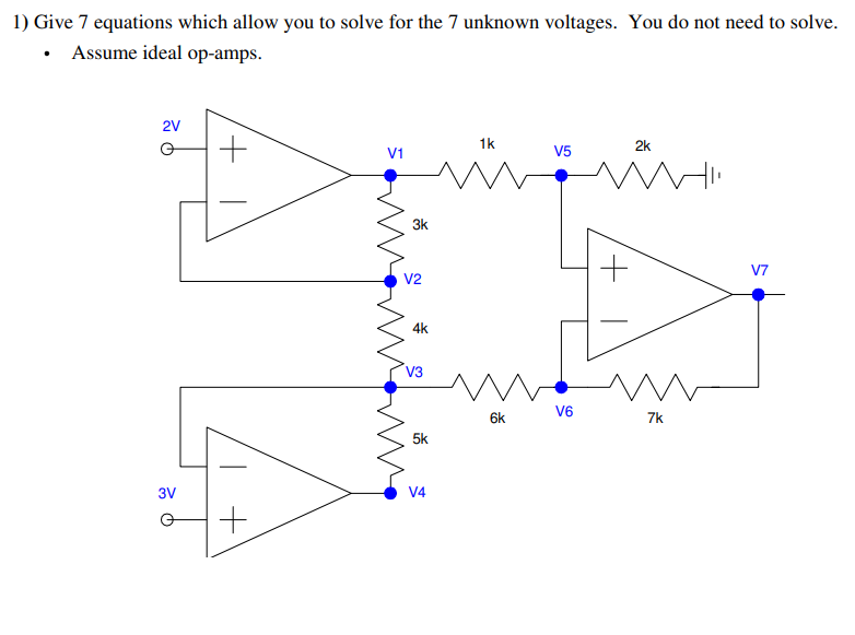 Solved Give 7 equations which allow you to solve for the 7 | Chegg.com Solved Give 7 equations which allow you to solve for the 7 | Chegg.com