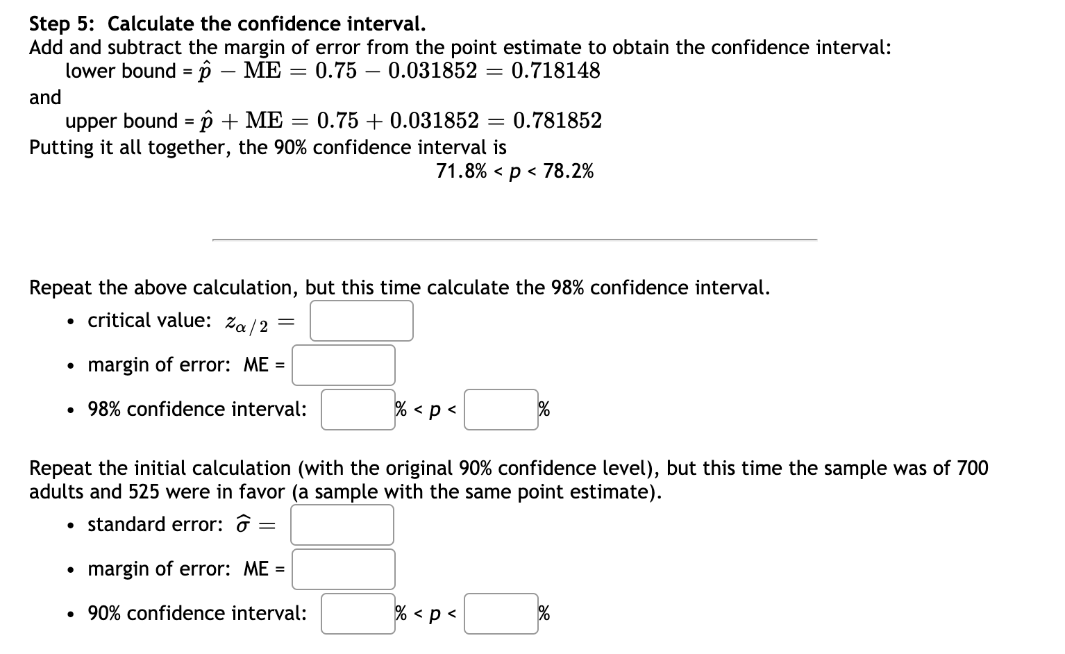 Solved This problem demonstrates how to calculate the | Chegg.com