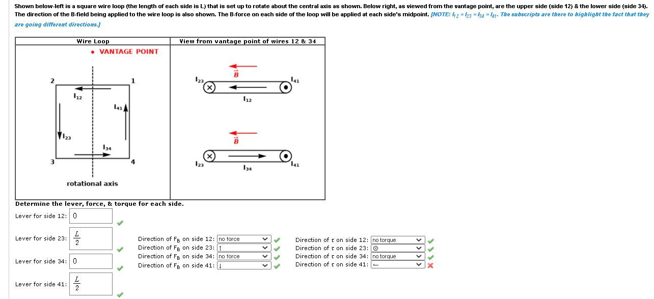 Solved Shown below-left is a square wire loop (the length of | Chegg.com