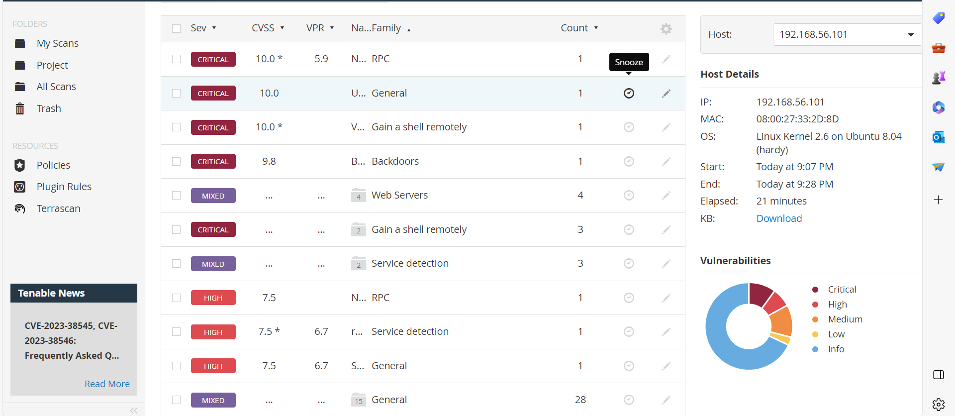 Solved Based on these vulnerability scans write a | Chegg.com