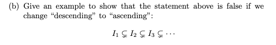 Solved (a) Let R be an integral domain with the property | Chegg.com