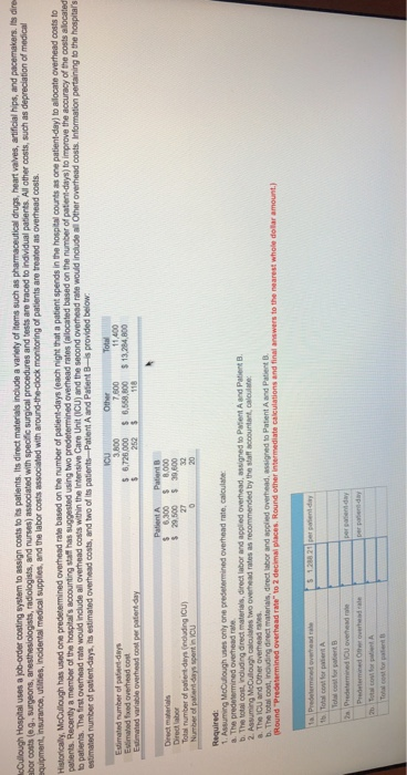 Solved Diredt laber 27 n ICU 20 direct labor and applied | Chegg.com
