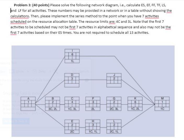 Problem 3: (40 points) Please solve the following | Chegg.com