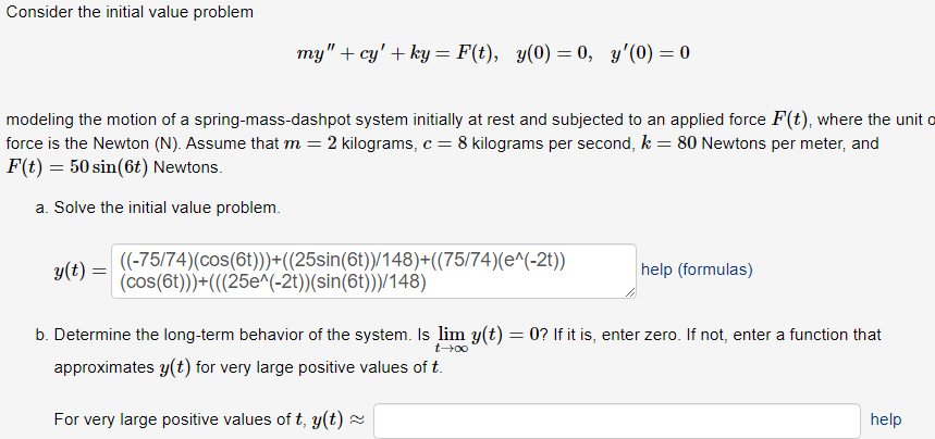 Solved Consider the initial value | Chegg.com