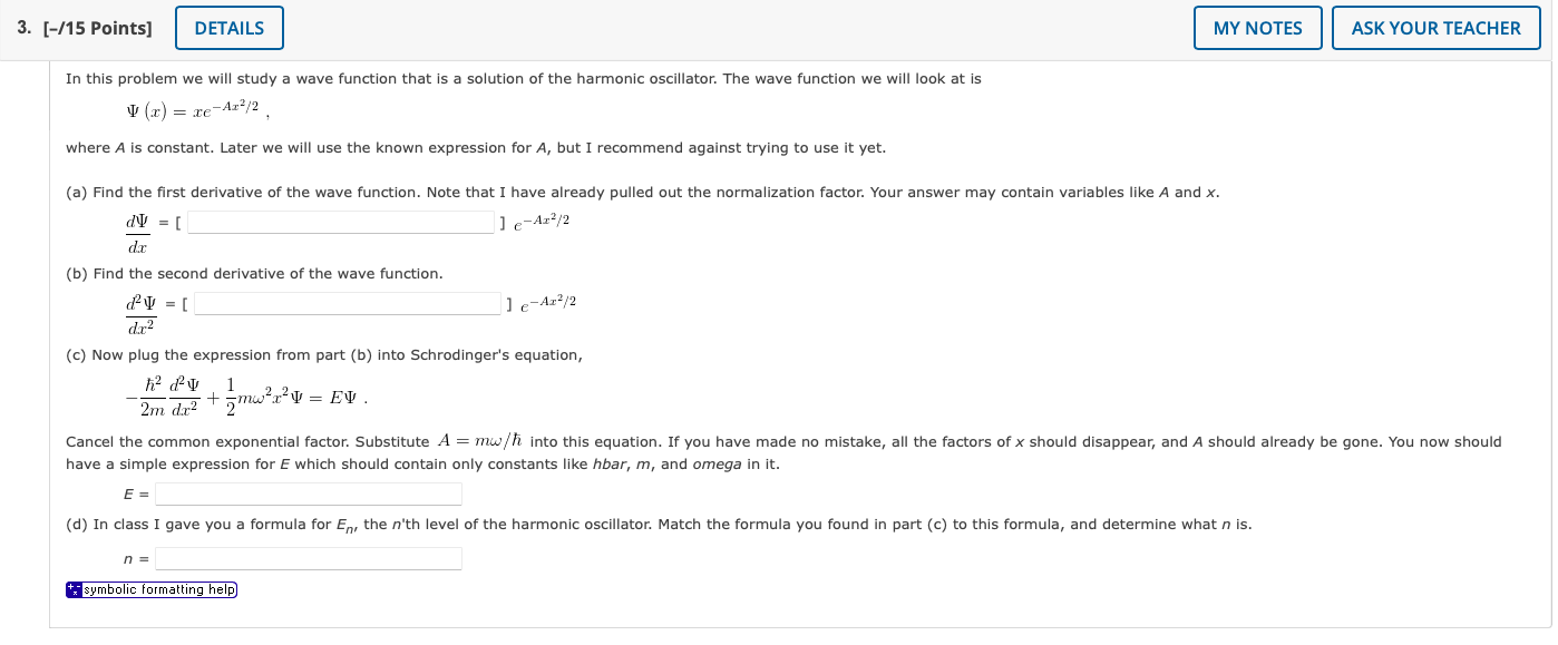 Solved In this problem we will study a wave function that is | Chegg.com