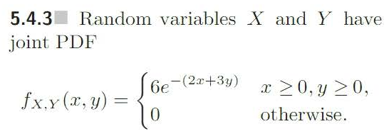 Solved 2. The joint probability density function fXY(x,y) of | Chegg.com