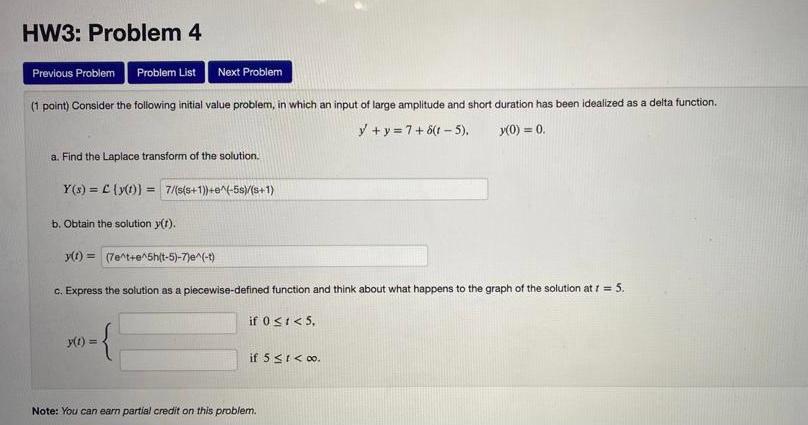 Solved HW3: Problem 4 Previous Problem Problem List Next | Chegg.com Solved HW3: Problem 4 Previous Problem Problem List Next | Chegg.com