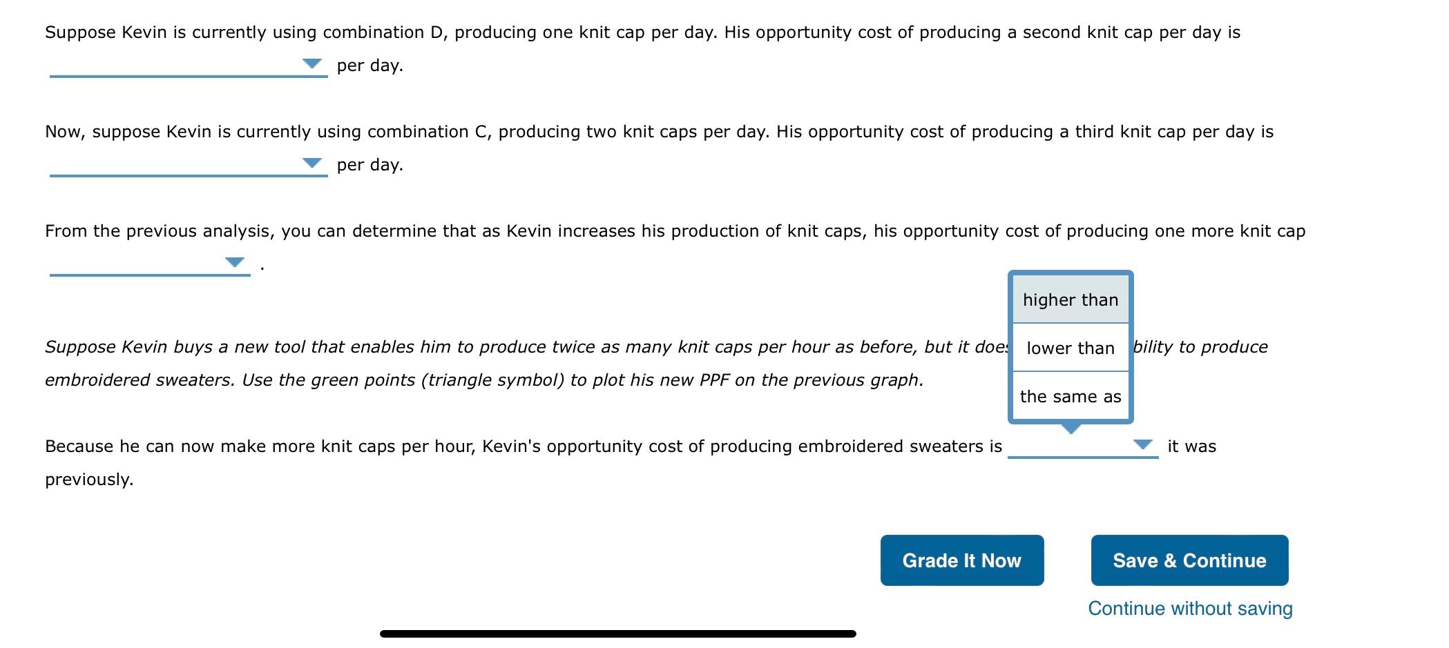 Solved 17. Opportunity cost and production possibilities | Chegg.com