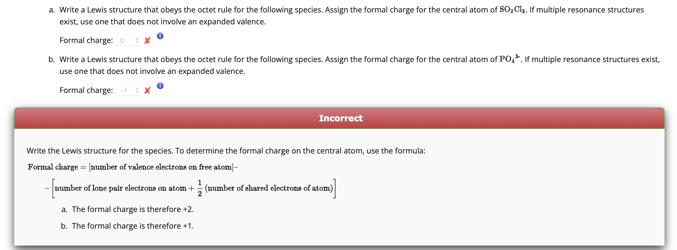 Solved exist, use one that does not involve an expanded | Chegg.com