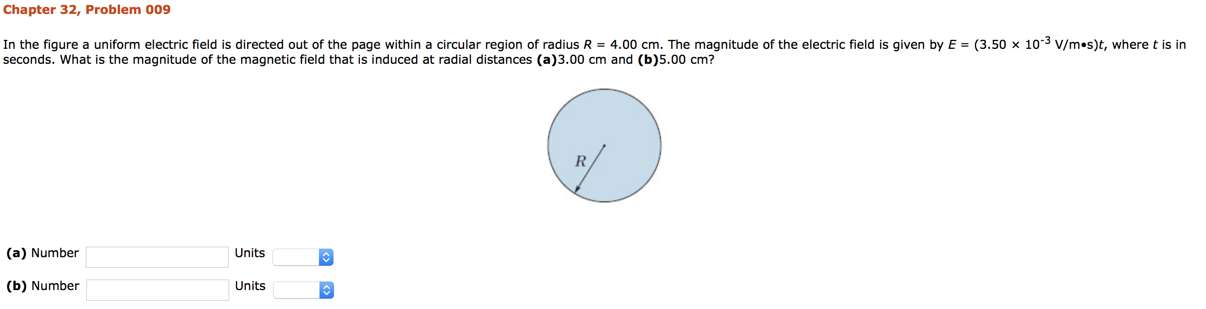 Solved Chapter 32, Problem 009 In the figure a uniform | Chegg.com