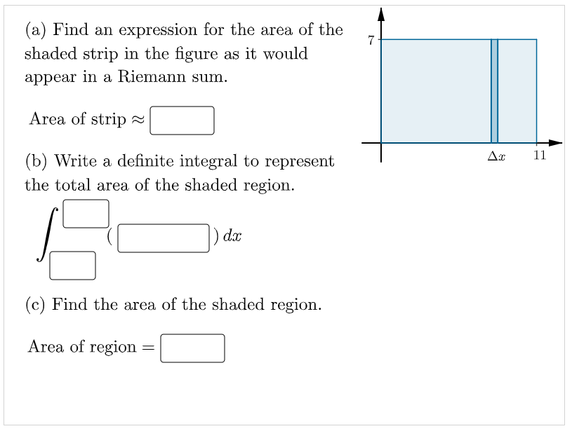 Solved 7 (a) Find an expression for the area of the shaded | Chegg.com