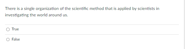 Solved There is a single organization of the scientific | Chegg.com