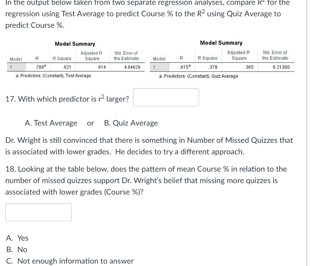 Solved In the output below taken from two separate | Chegg.com