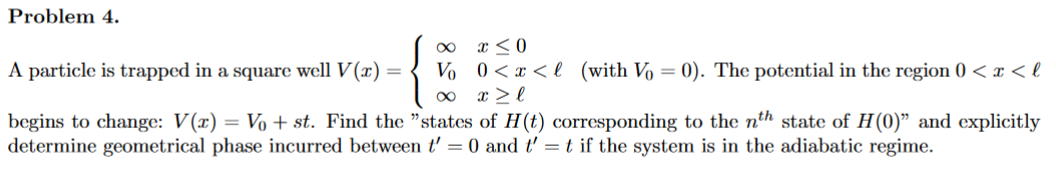 Solved A particle is trapped in a square well | Chegg.com