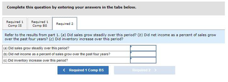 Solved Problem 13-1A (Algo) Calculating and analyzing trend | Chegg.com
