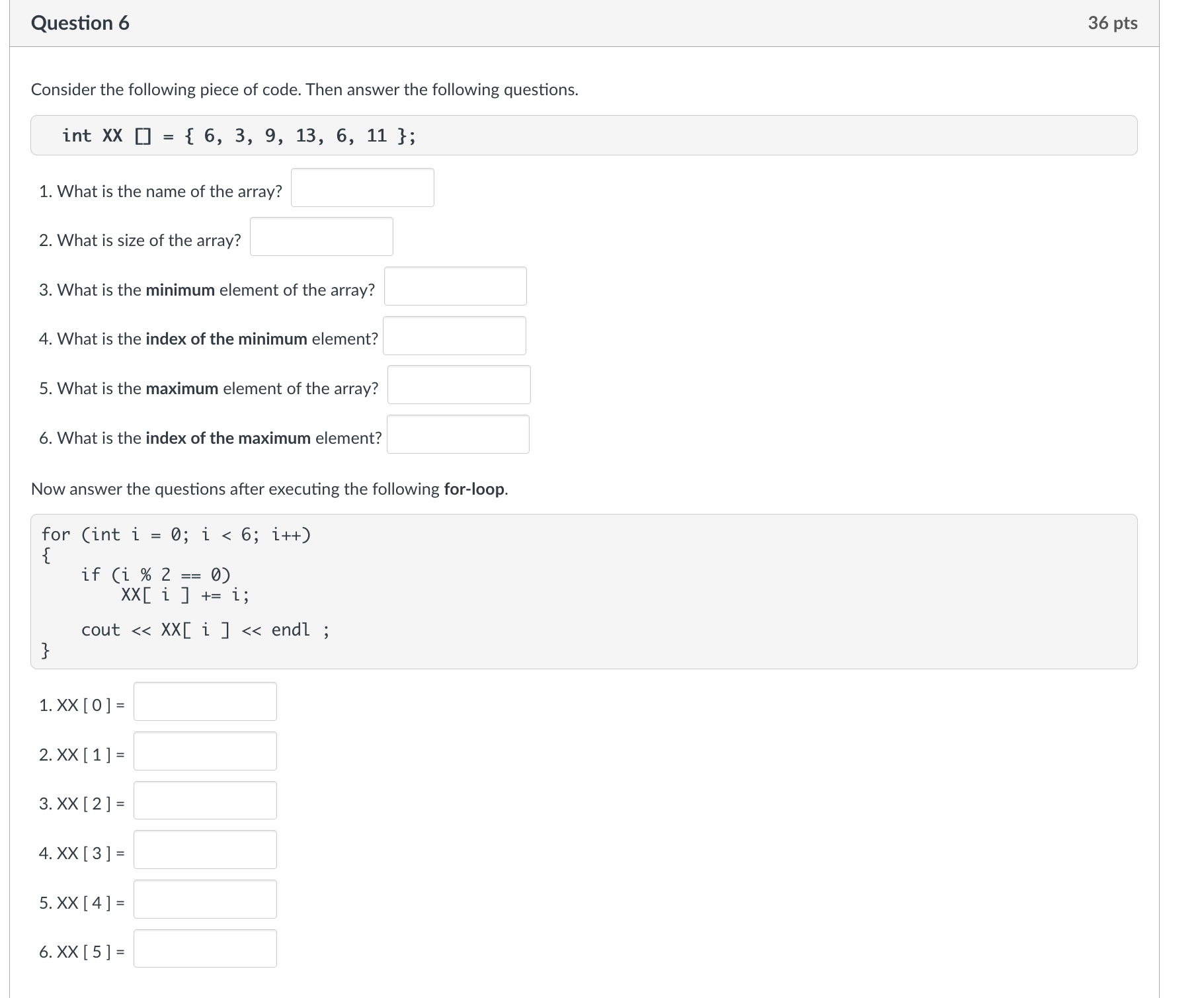 Solved Question 1 12 pts Answer the following questions as | Chegg.com