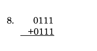 Solved show all work Assuming a 4-bit computer, add these | Chegg.com