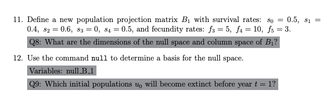 Solved 1. Create a matrix A using the command magic(10). | Chegg.com