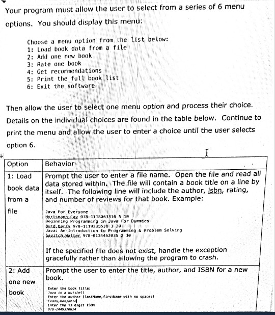 Solved Your program must keep track of the following | Chegg.com