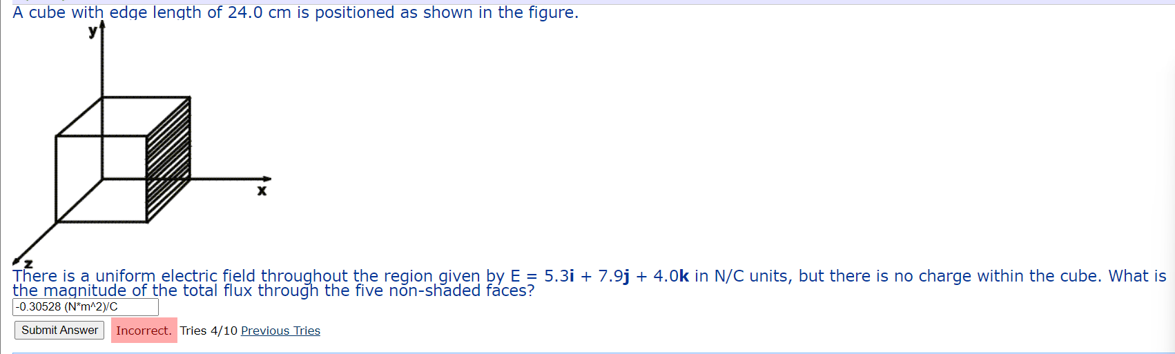 Solved There is a uniform electric field throughout the | Chegg.com