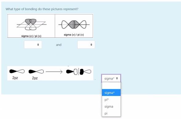 Solved What type of bonding do these pictures represent? | Chegg.com