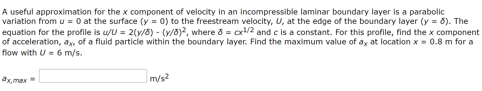 Solved A useful approximation for the x component of | Chegg.com