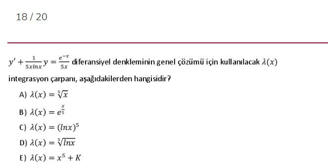 Solved (n=lambda) n(x) to be used for the general solution | Chegg.com