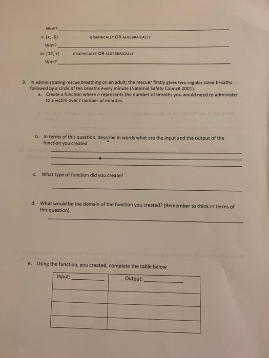 Solved WHY? GRAPHICALLY OR ALGEBRAICALLY WHY? m. (12, | Chegg.com