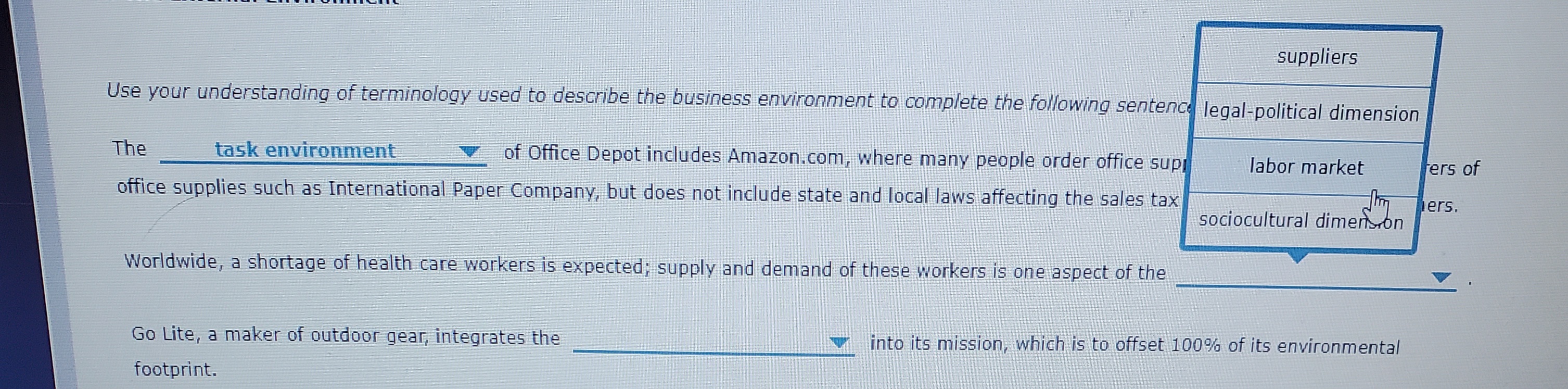 Solved Use your understanding of terminology used to | Chegg.com