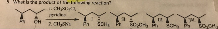 Solved . What is the product of the following reaction? 1. | Chegg.com