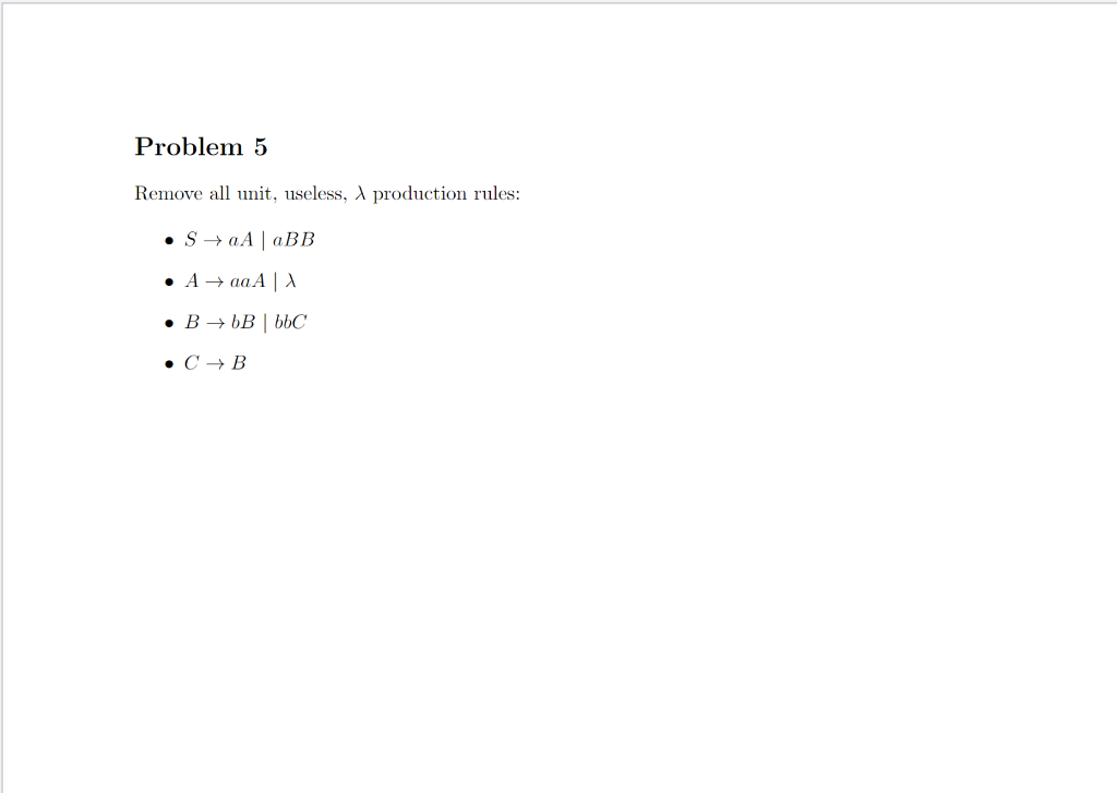 Solved Homework 4 Problem 1 Find context free grammars for | Chegg.com