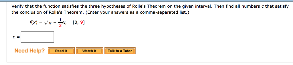 Solved Verify that the function satisfies the three | Chegg.com