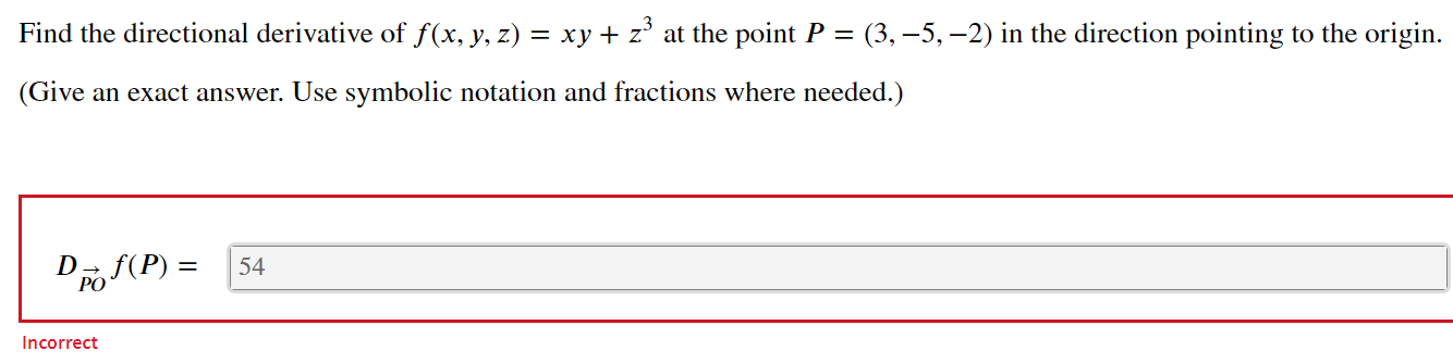 Solved Calculate the directional derivative of | Chegg.com