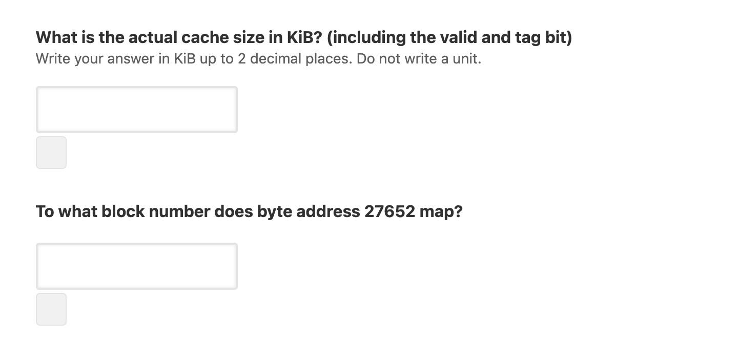 Solved Suppose a direct-mapped cache can store 32 KiB of | Chegg.com
