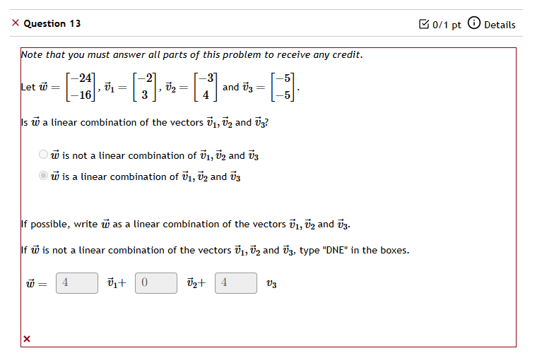 Solved Question 13Note that you must answer all parts of | Chegg.com