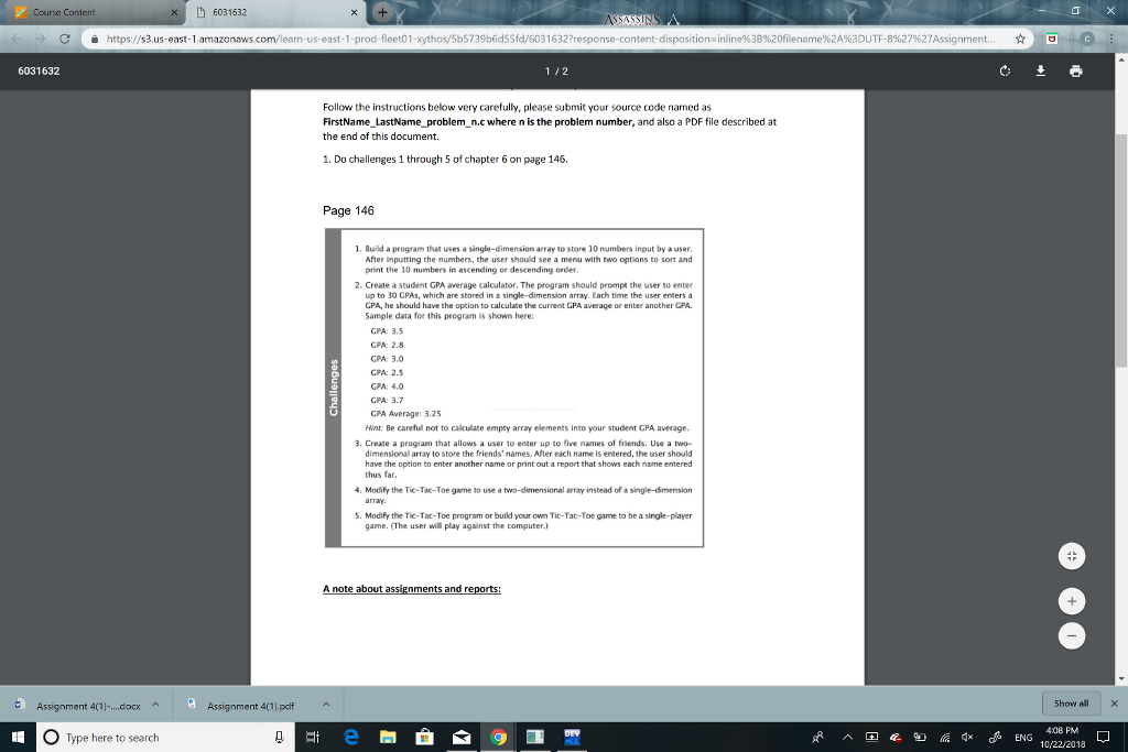 Solved 6031632 e ﹀2 с 을 https://s3.us-east-1 amazonaws | Chegg.com