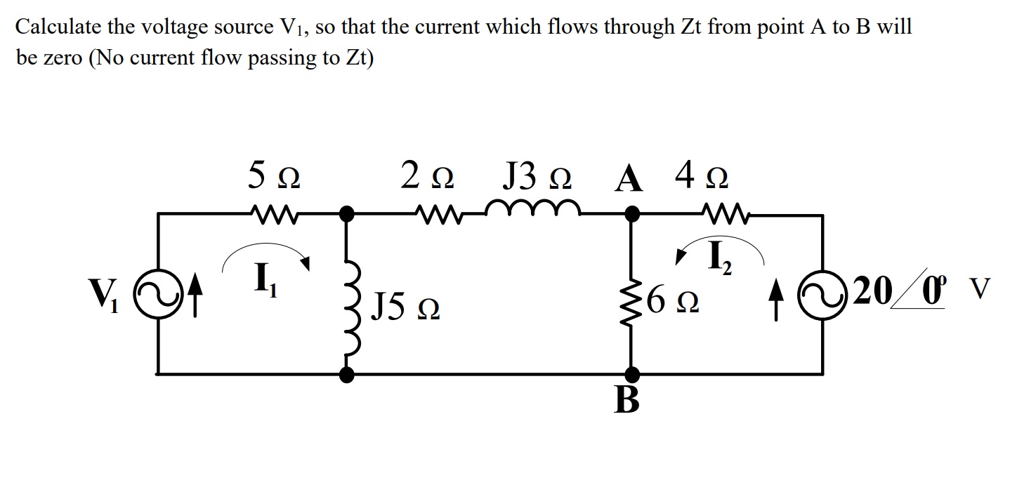 Solved Calculate the voltage source V1, so that the current | Chegg.com