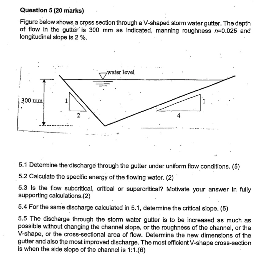 Solved Question 5 (20 ﻿marks) ﻿Figure below shows a cross | Chegg.com